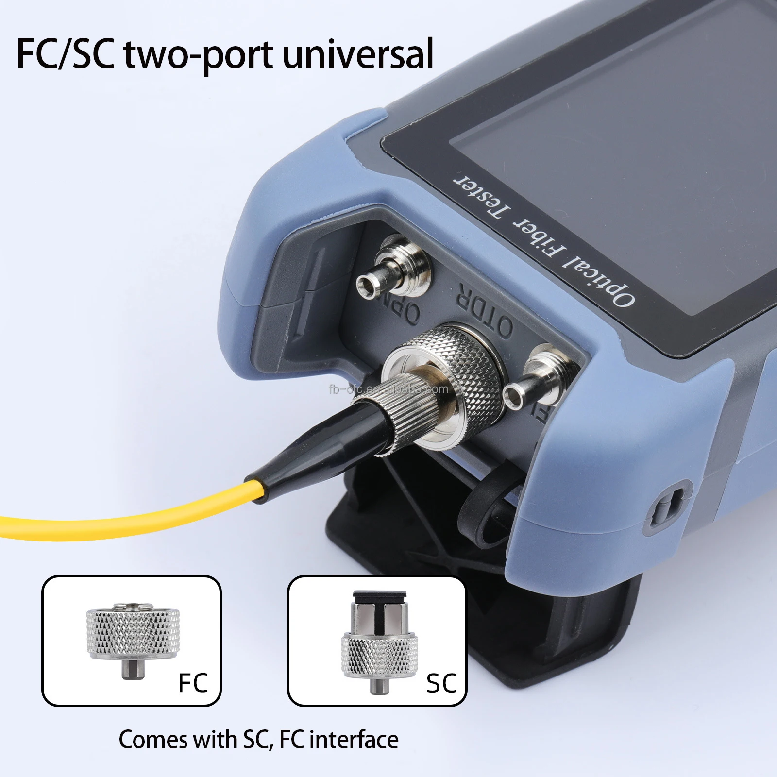 OTDR Smart Optical Fiber 9 in 1 SC-LC-FC Connector 1310 1550 nm Used ...