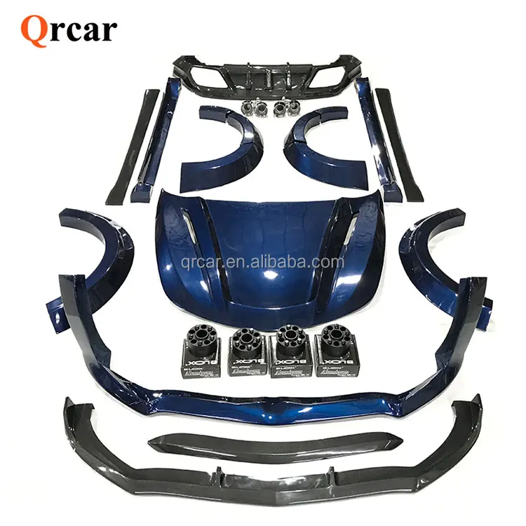 Carbon Fiber Body Kit System Body Kit Parts Front Face Assembly Car ...
