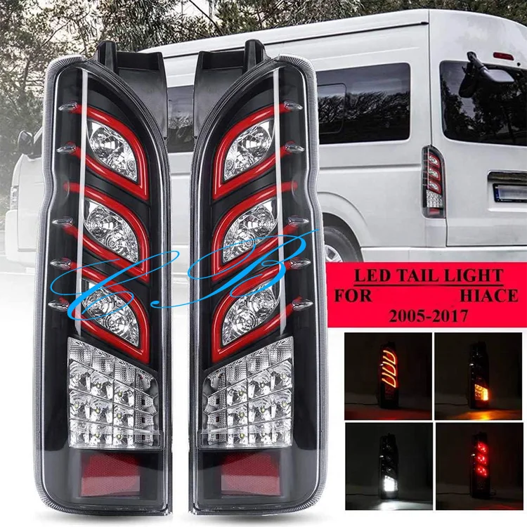 Hiace KDH200 Van 2005-2018 LED Tail Lamp LED Rear Brake Light Car Auto ...
