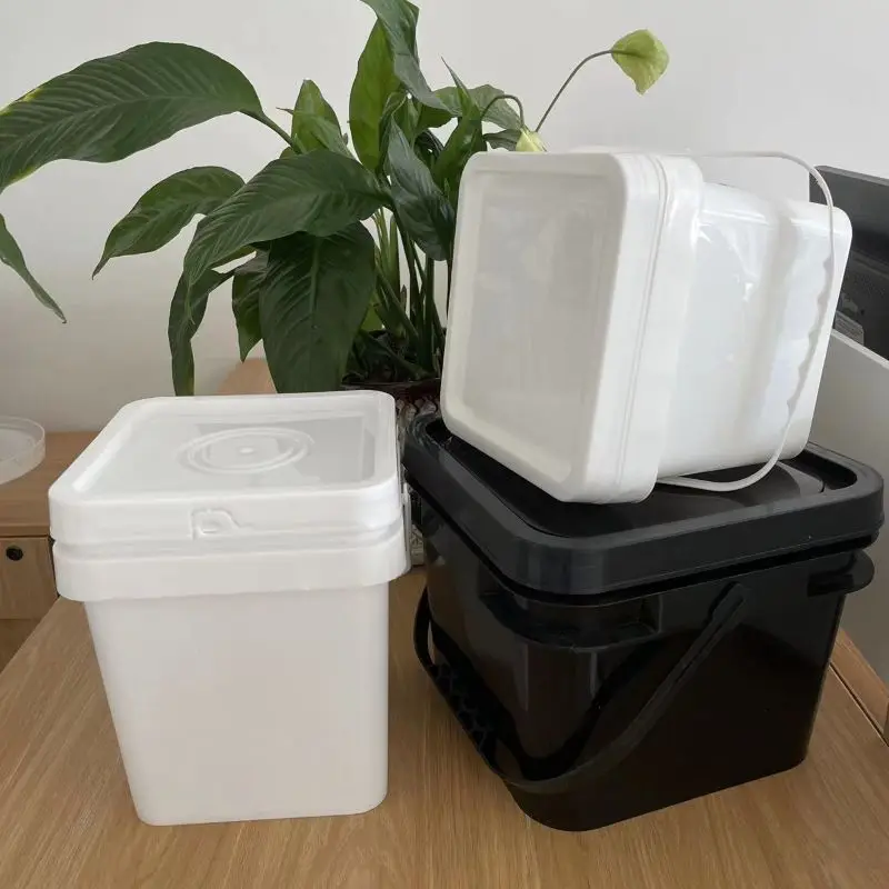 Clear Plastic Buckets - Durable, Recyclable, and Versatile