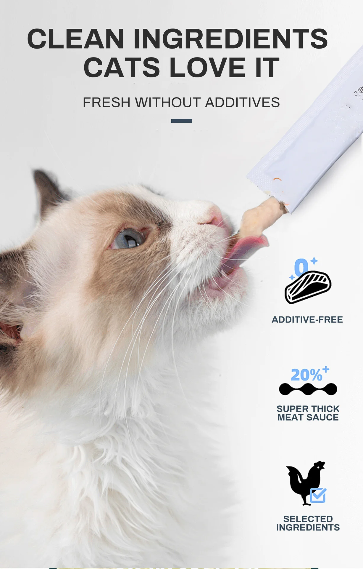 Cat Puree Tuna&scallop Soft Pet Treats For Kittens Fluid Stick Lickable ...