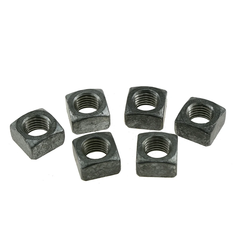 Square Weld Nuts Hot Dip Galvanizing M4 M5 M6 Carbon Steel Square Nuts ...