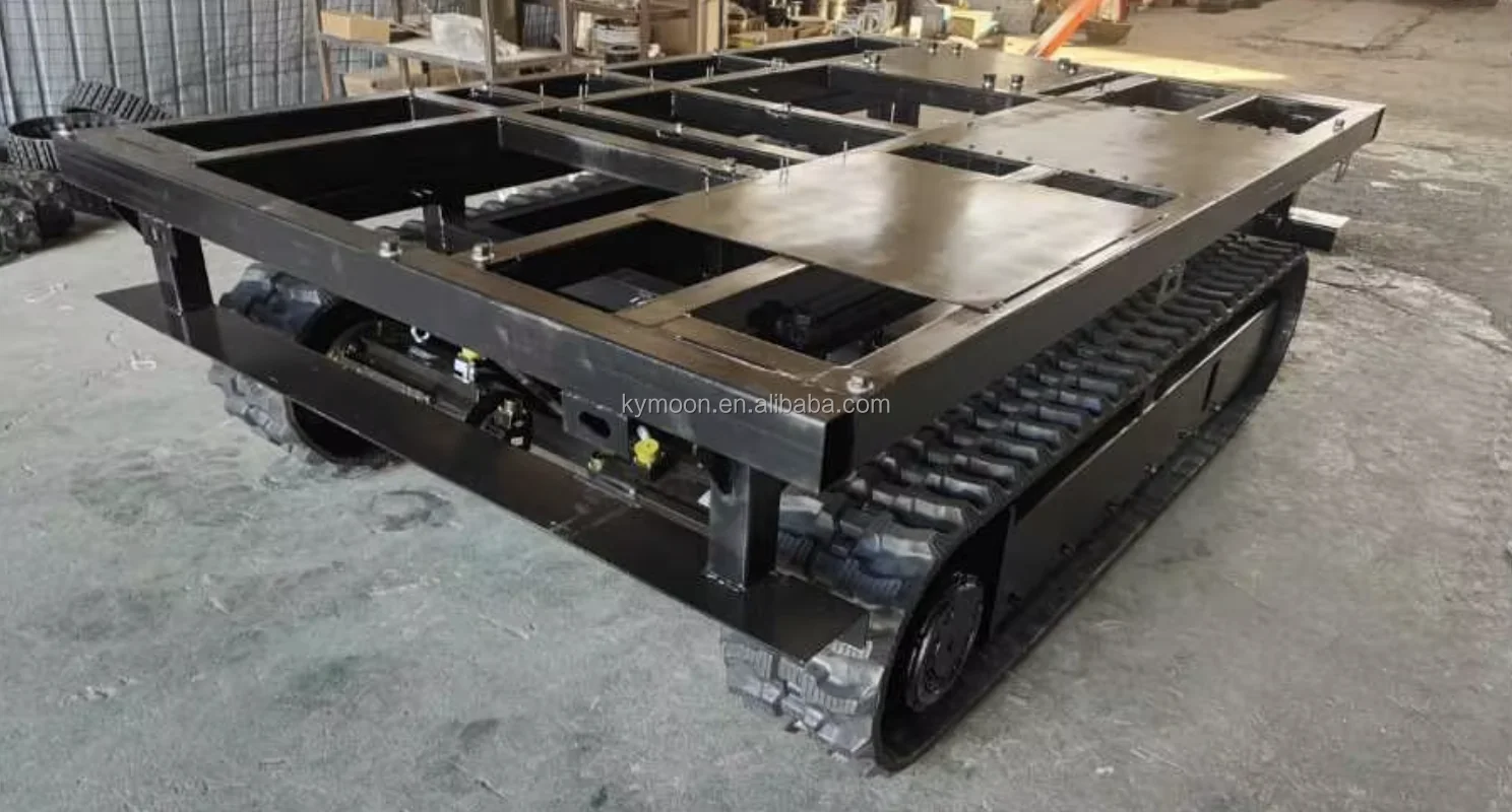 Tracked Vehicle Chassis - Heavy Load Remote Control Transporter