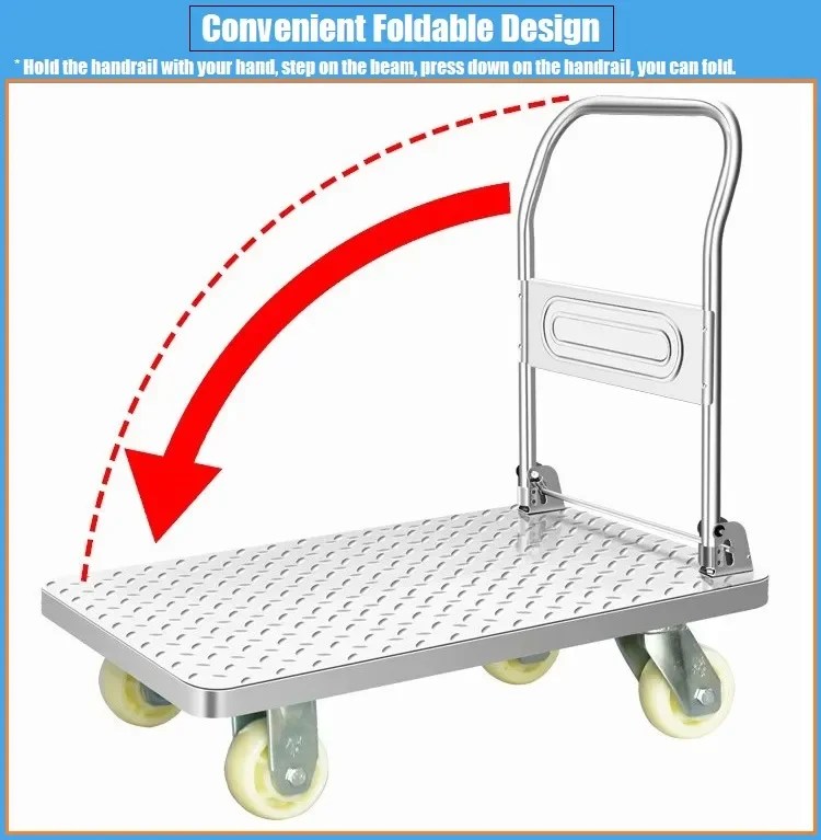 Folding Trolley Platform - Portable Hand Truck Solutions