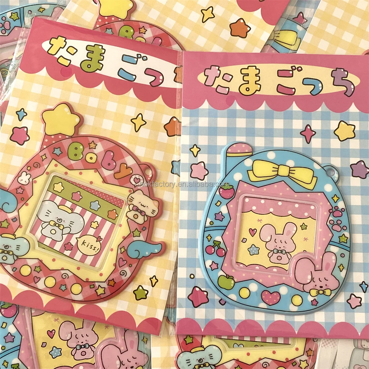 Custom Personalised Ancient Style Tamagotchi square Card Kpop INS PVC ...