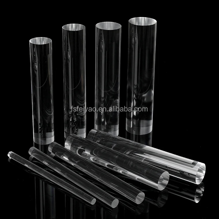 1.5mm 2mm 3mm 4mm 5mm 6mm 8mm 10mm Acrylic Plexiglass Solid Rod Pmma ...
