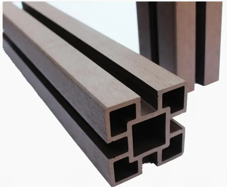 Durable Composite Wood WPC Post - Ideal for Outdoor Fencing