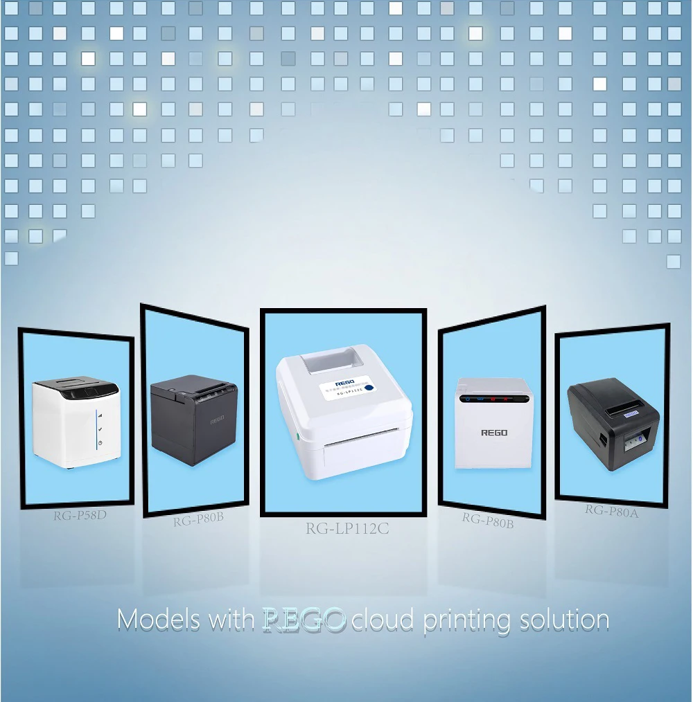 Voice Speaker Online Food Order POS Ticket Bill MQTT Remote Web Cloud 80mm Thermal Receipt Printer