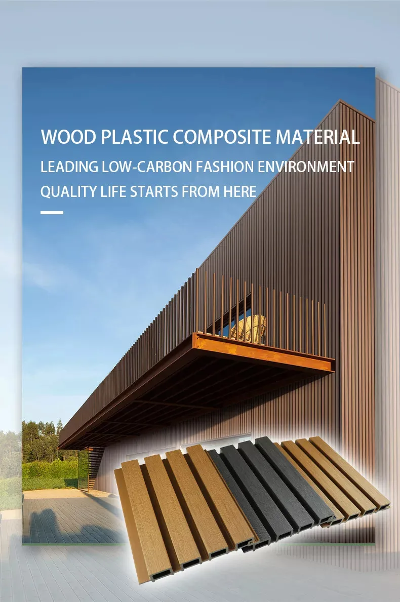 Hoyeah 21926 Exterior Wood Composite Wall Cladding Waterproof Co ...