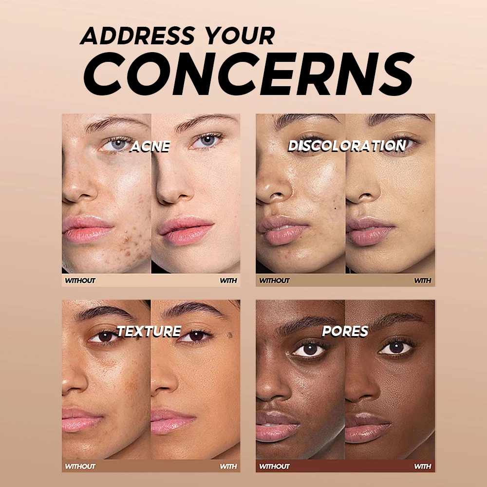 Private Label Professional Cosmetics Make up Matte Foundation Booster ...