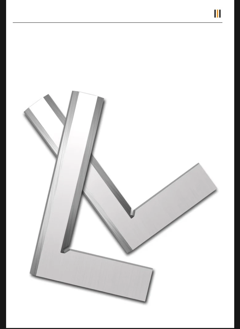 90 Degree Precision Knife Edge Square L-shaped Carpenter Square Angle ...