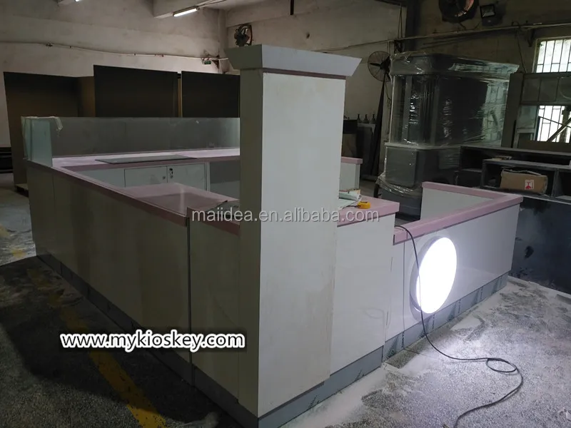 Customized Wooden Doughnut Kiosk Design for Sweet Treats