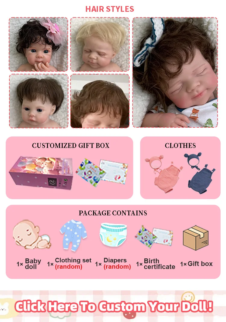 Hyperrealistic Silicone Reborn Dolls 20inch Girl Maddie OEM Custom ...