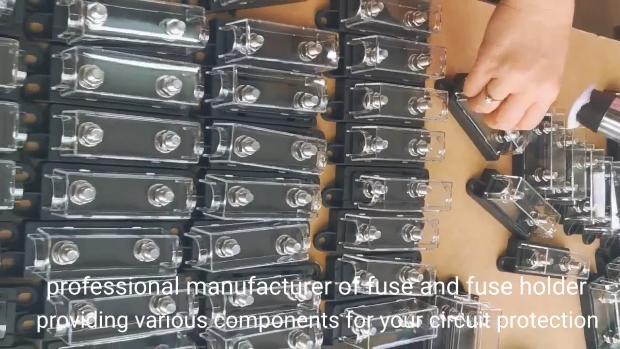 Bolt-on Blade Fuse Holder 200a Flat Type Waterproof Auto Fuse Holder ...