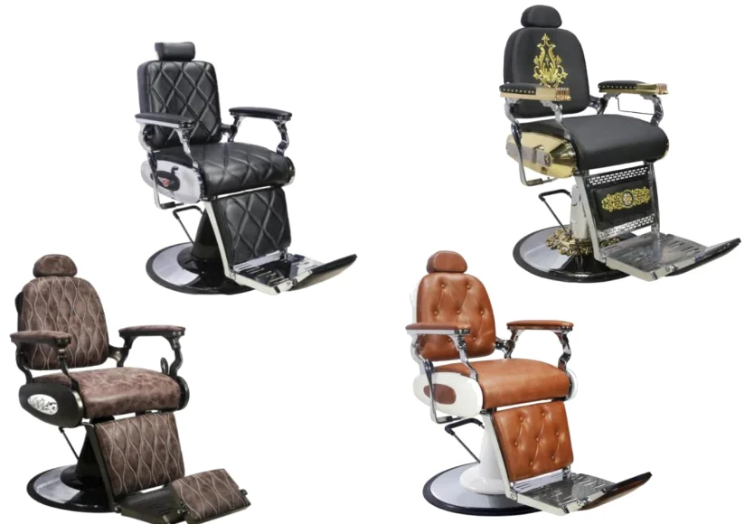 Modern Luxury High Beauty Quality Hair Leather Black Portable Barber ...