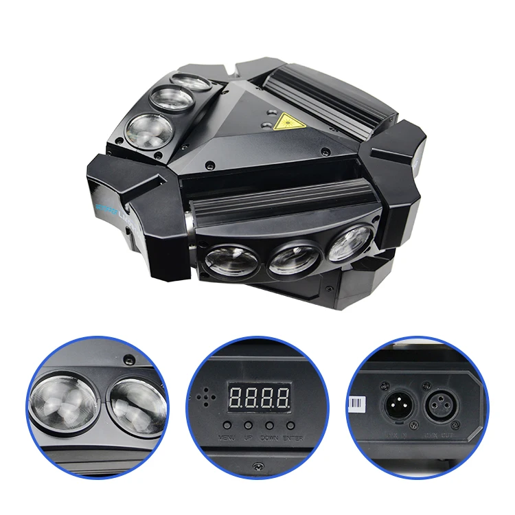 Big Dipper Lm0910rg Moving Spider Light Rgbw For Bar,Disco,Private ...