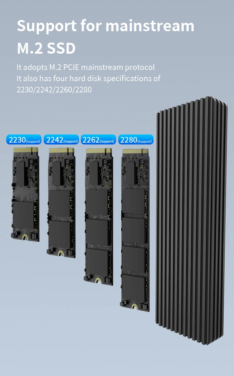 Portable Ssd M2 2tb 4tb Usb3.1 Type-c 10Gbps M.2 Single Protocol 2280 ...