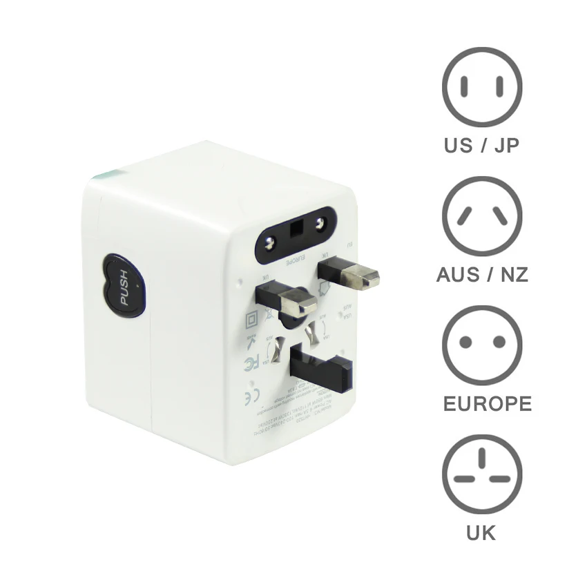 South Africa Adpter Travel Plug Adapter With Dual Usb Charging| Alibaba.com