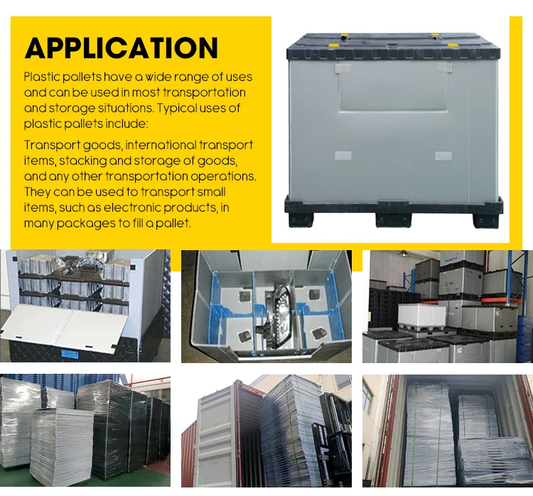 Folding Euro Industry Plastic Corrugated Pallet Pallet Sleeve Box - Buy ...