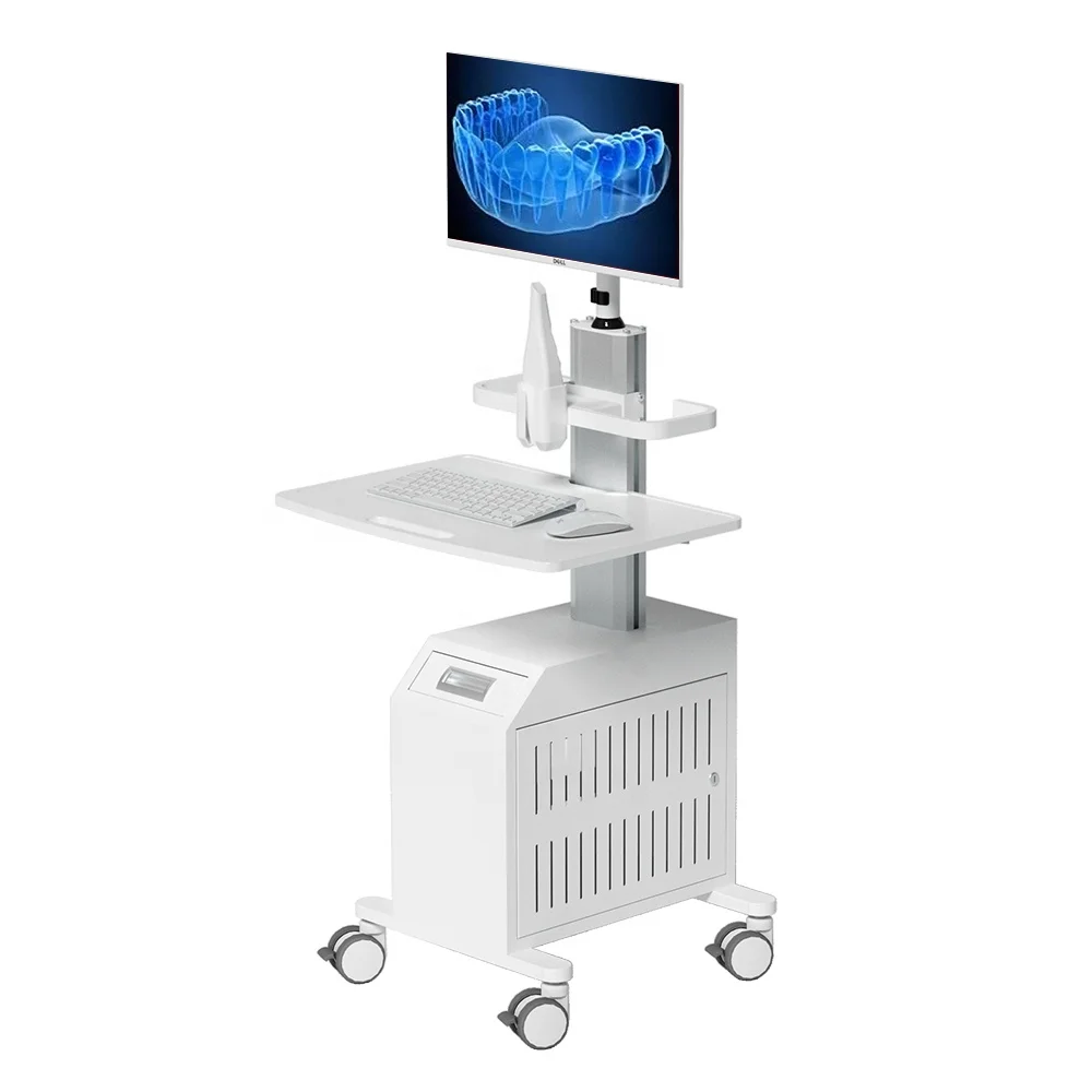 Medical Dental Oral Scanning Cart For Hospital Dental With Monitor ...