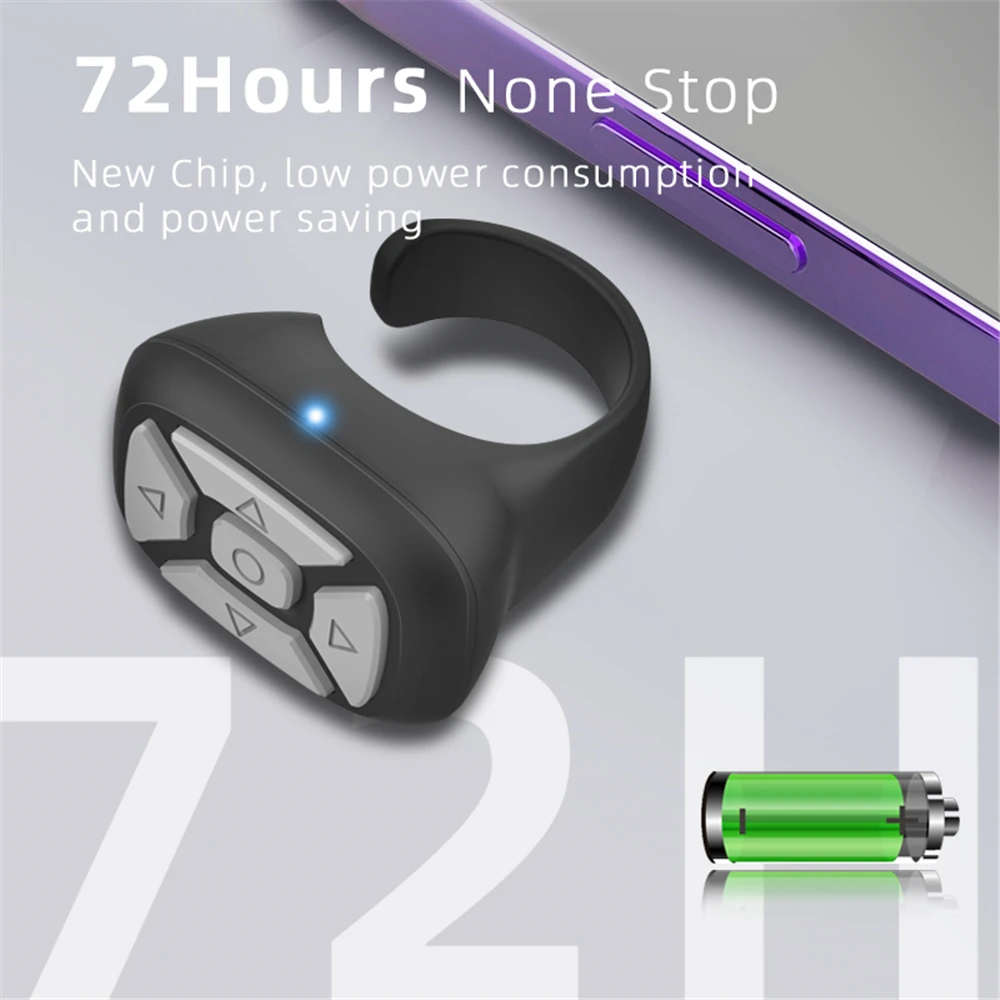 Smart Remote Control - Portable Wireless Ring for Phones