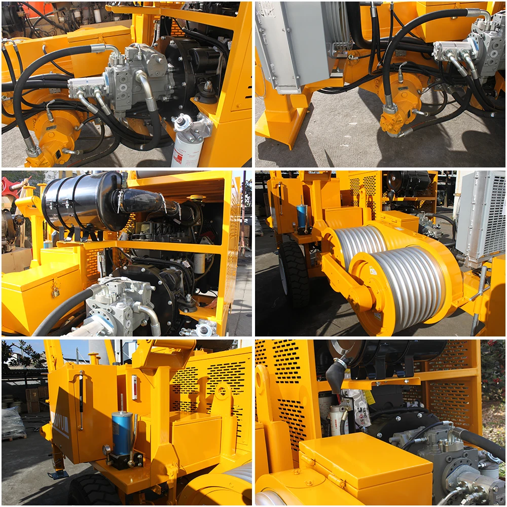 Hydraulic Cable Puller Tensioner 90kn for Transmission Lines