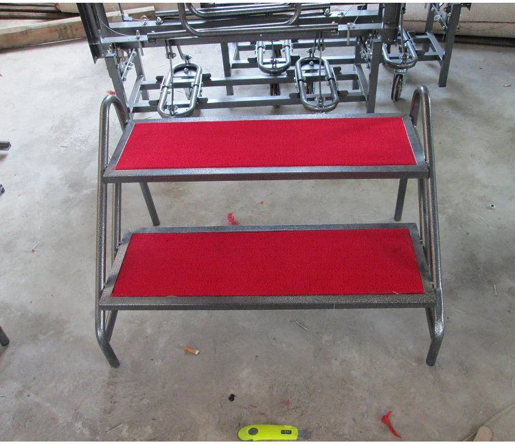 Portable Stage Platform - 3 Steps Stair Iron for Mobile Hotel Events ...