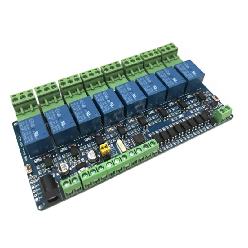 Modbus-Rtu 8 Channel Optocoupler Isolation 12V Relay Module Switch ...