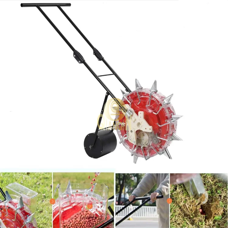 Hand-Push Garden Manual Seeder Planter Machine for Soy Peanut Corn ...