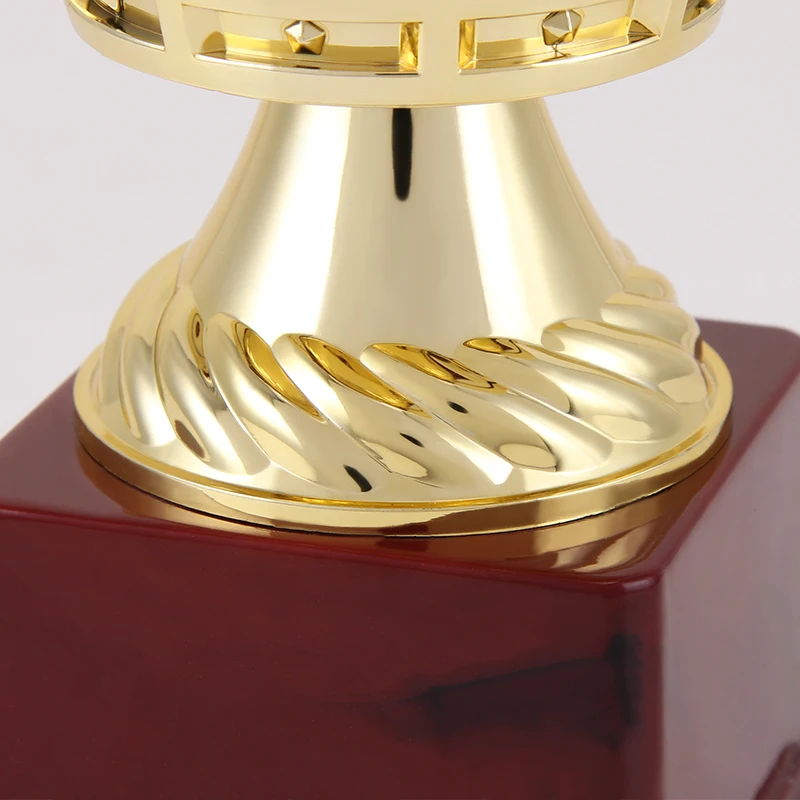 Custom Crown Shape Award Trophy - Sport & Games Plaque