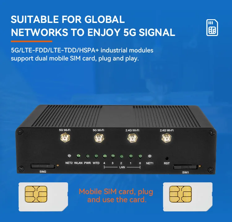 WLKING G930 5G Router - Industrial Iot Gateway with Dual Band WIFI