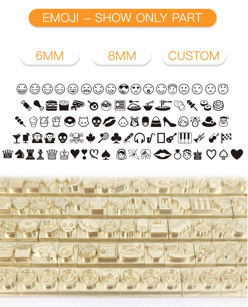 Custom Leather Stamp Interchangeable Letters Alphabet