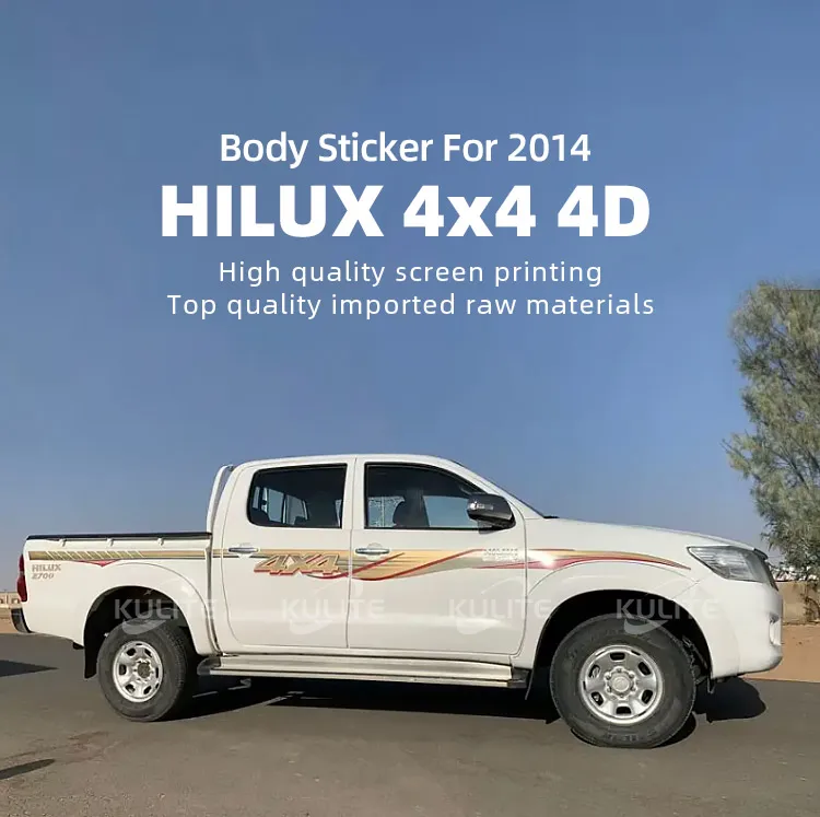 3M Vinyl Stickers for Car Decals Hilux Vigo - Stylish & Durable