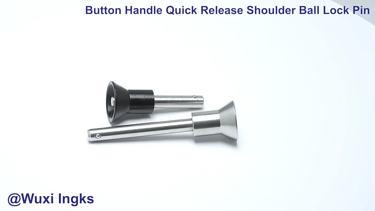 Stainless Steel Ball Lock Pins Cup Head Quick Release Push Ball Locking ...