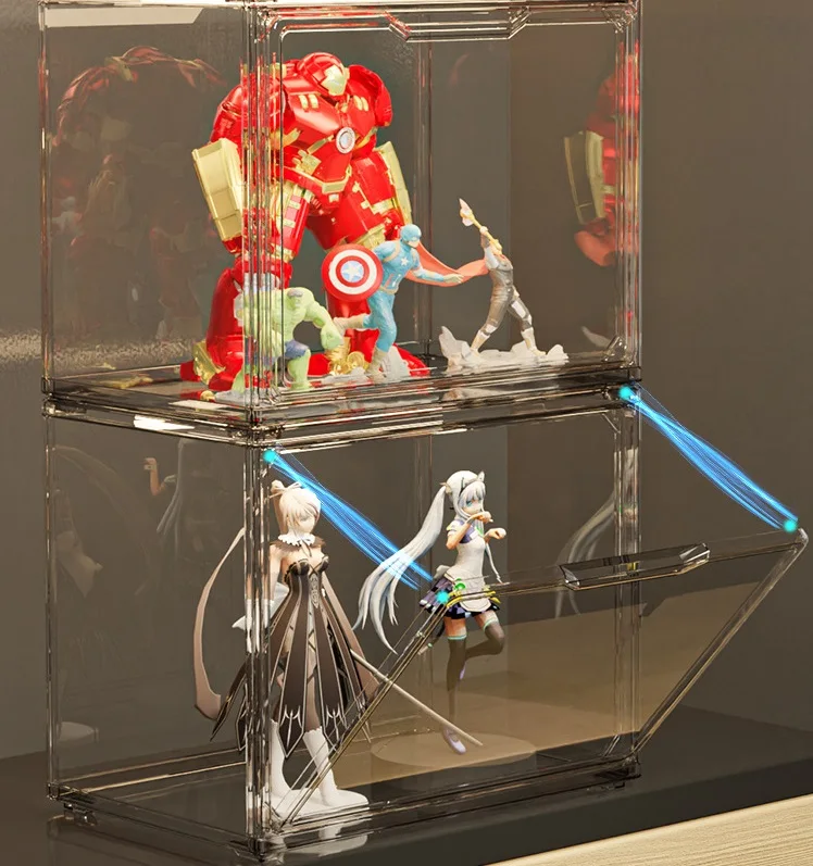 Hot Selling Toy Display Action Figure Box Stackable Transparent Clear ...