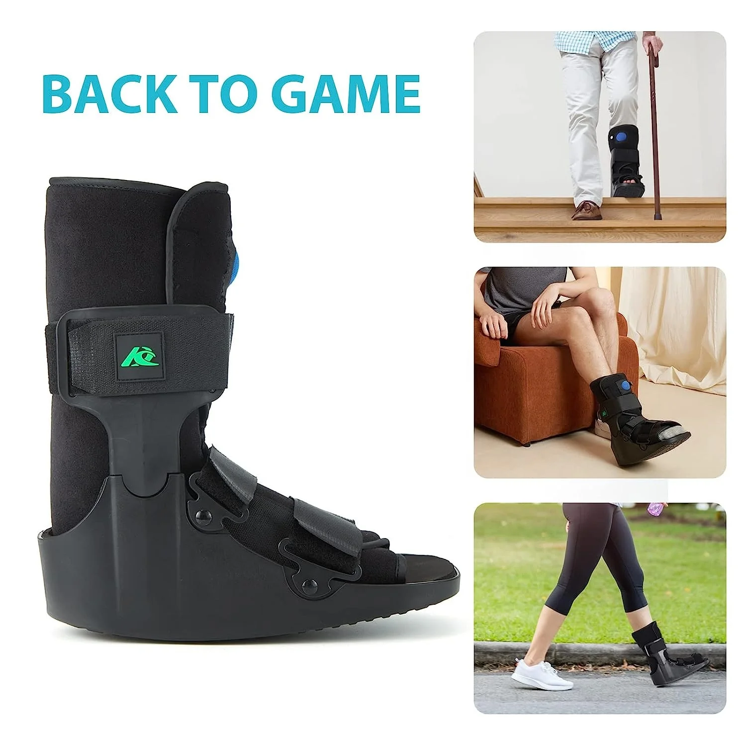 Ankle Sprain Fix Air Cast Walker Boot For Sale - Buy Fix Ankle Walker ...