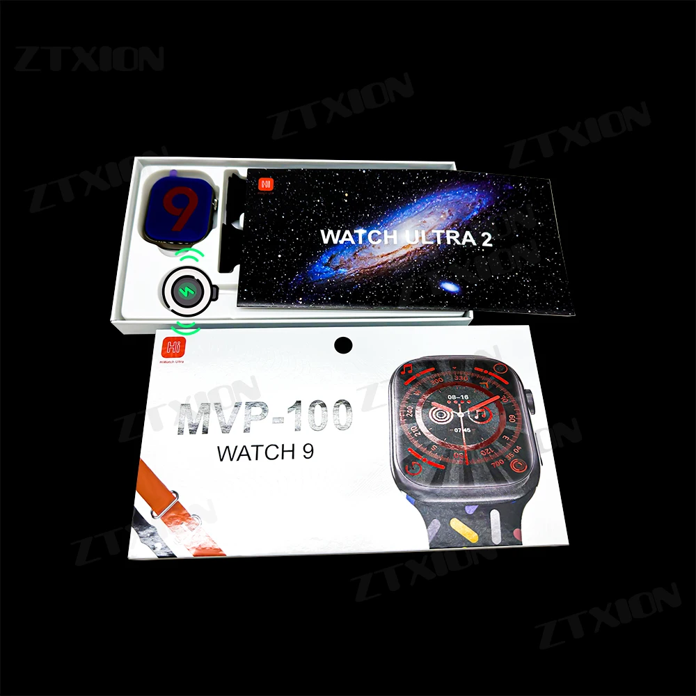 Original Full Screen Smartwatch Mvp-100 Ultra Smart Watch Series 9 S8 M59 Ultra 49mm Double ...