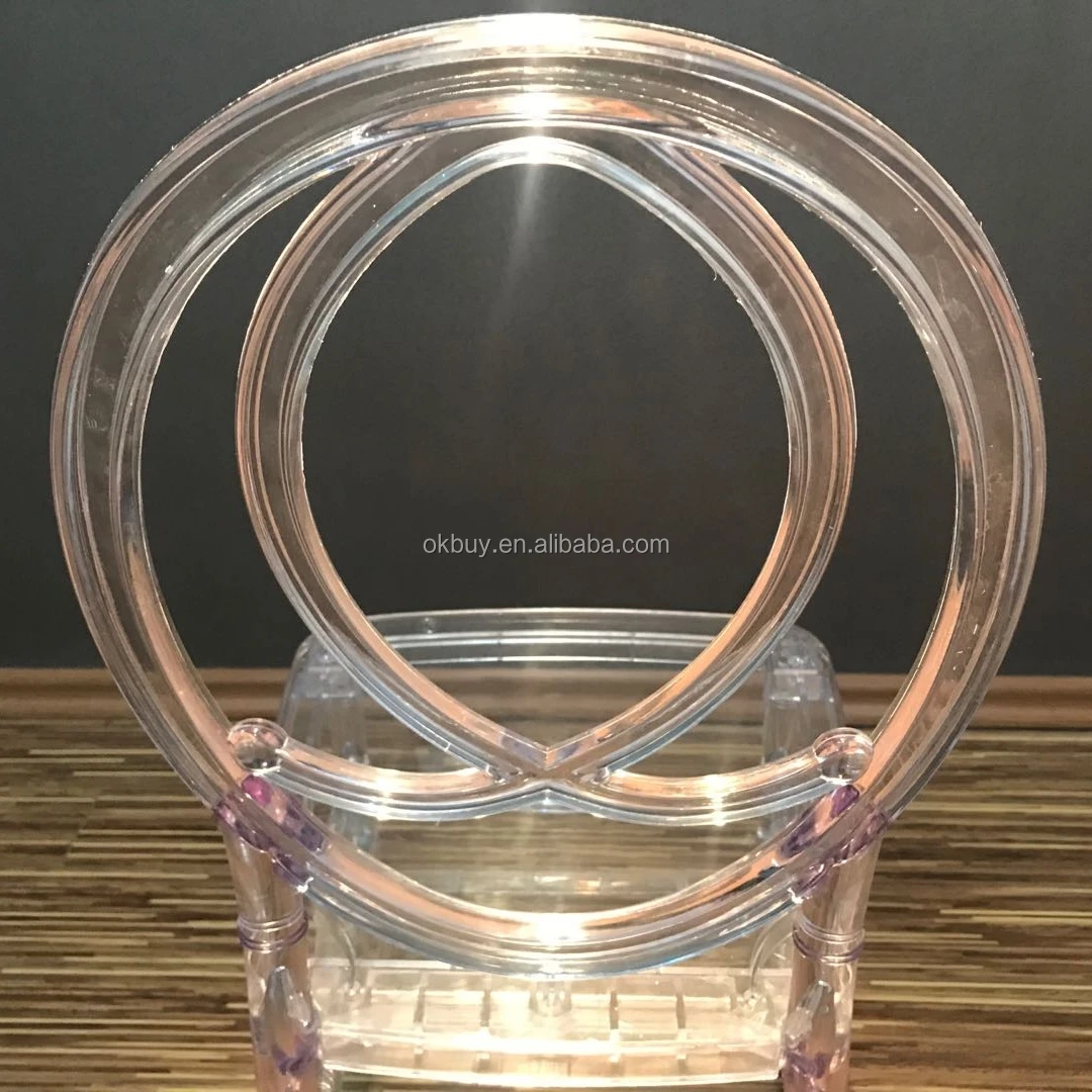 Modern Stackable Clear Transparent Resin Chiavari Chair White Plastic ...