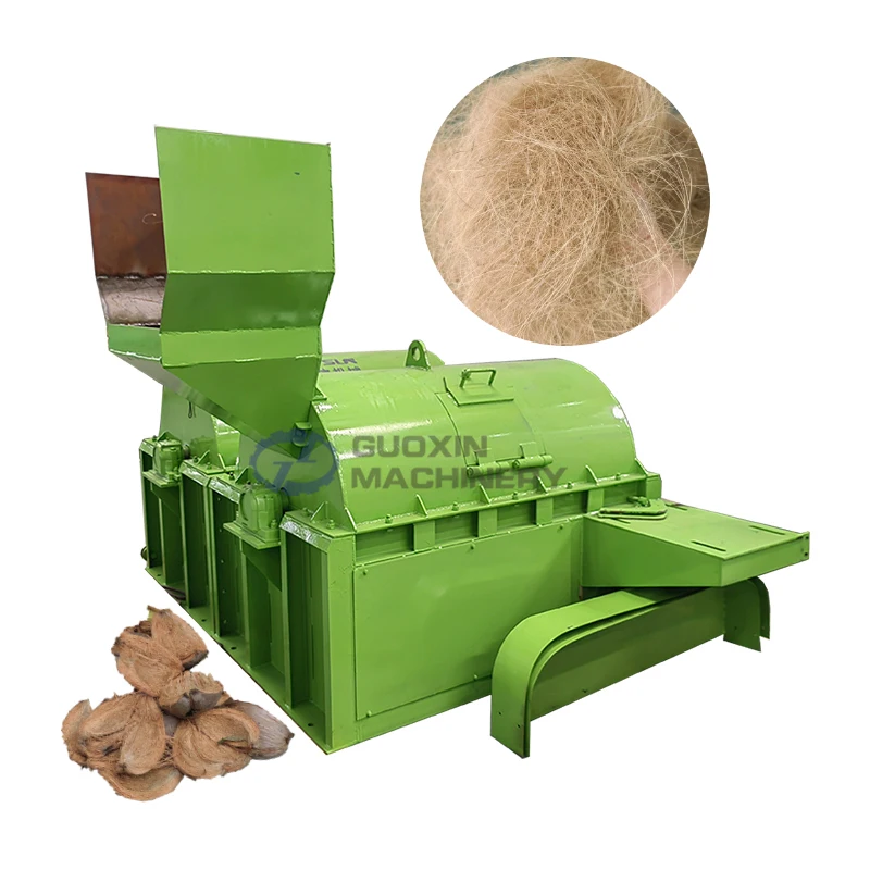Industrial Coconut Defibering Machines Coconut Coir Fiber Extraction ...
