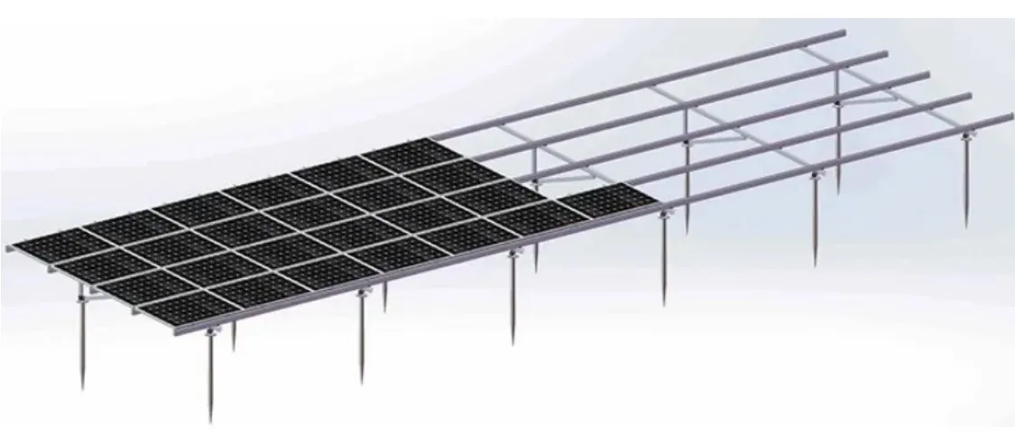 Aluminium Commercial Ground Solar Racking Solar Ground Mounting Bracket ...