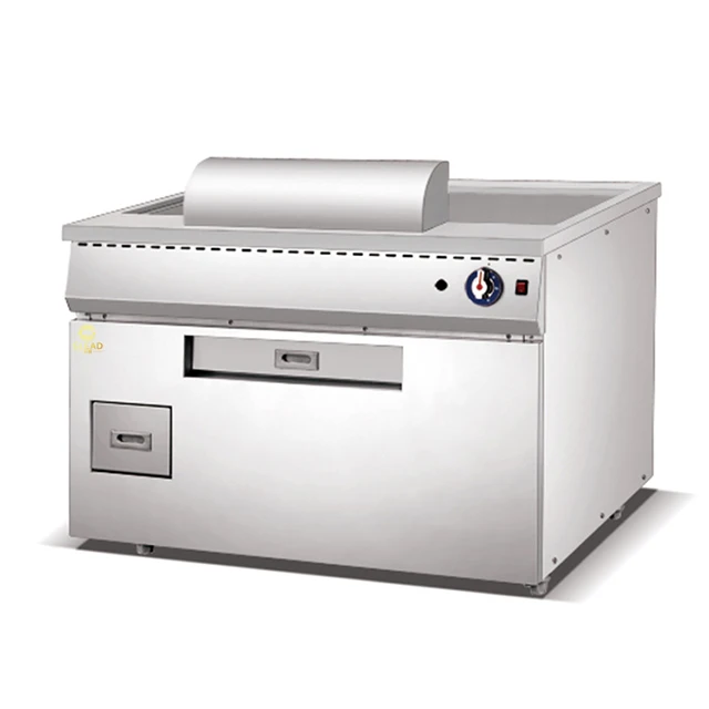 Hot Japanese Style Gas Teppanyaki with Fan Cooking Equipment Griddle ...