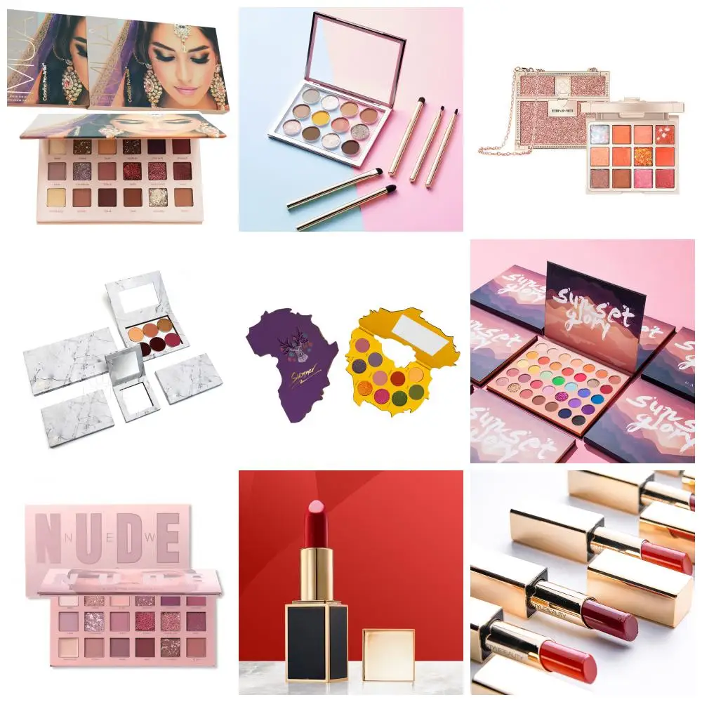 Custom Makeup Set Palette Of Shadows Cosmetics Empty Eyeshadow-palette ...