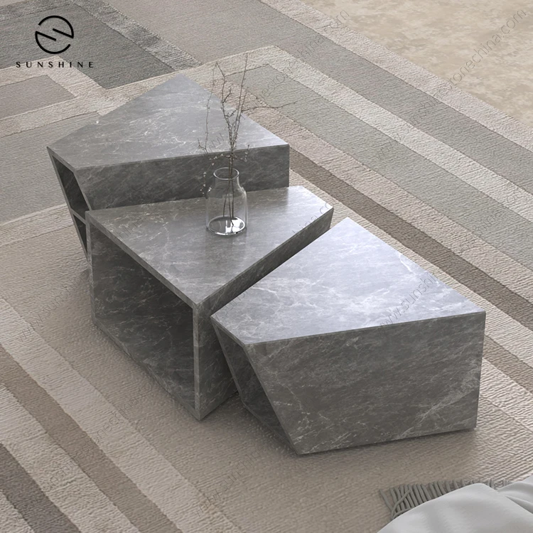 European Coffee Table Set of 3 - Stylish Living Room Furniture