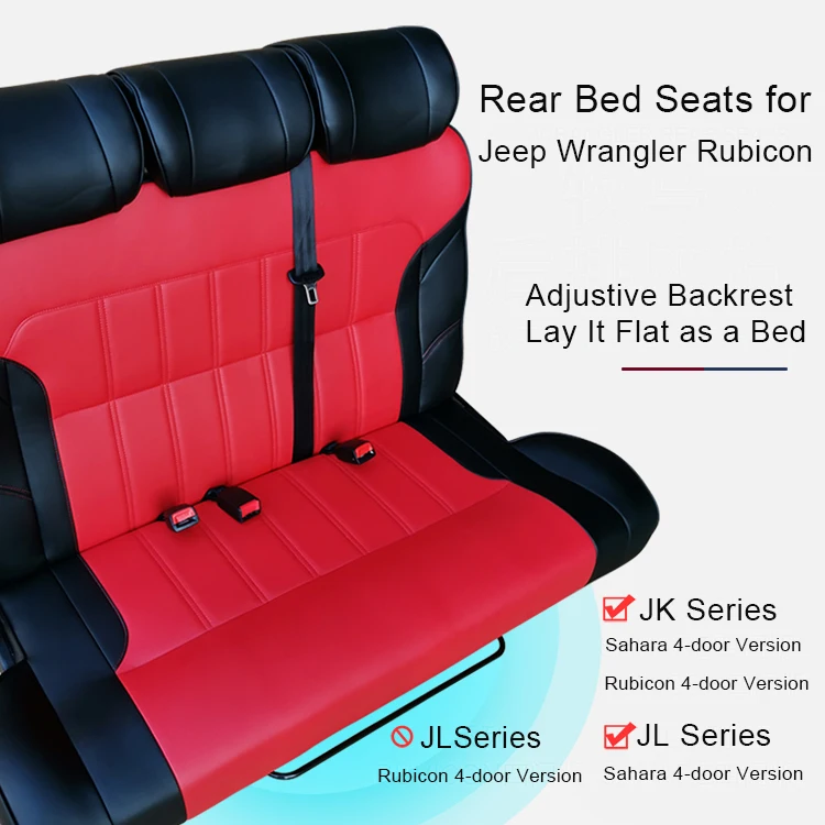 For Jeep Wrangler Rubicon From 2024 Autoliuma Folding Car Seat Rear Rv ...