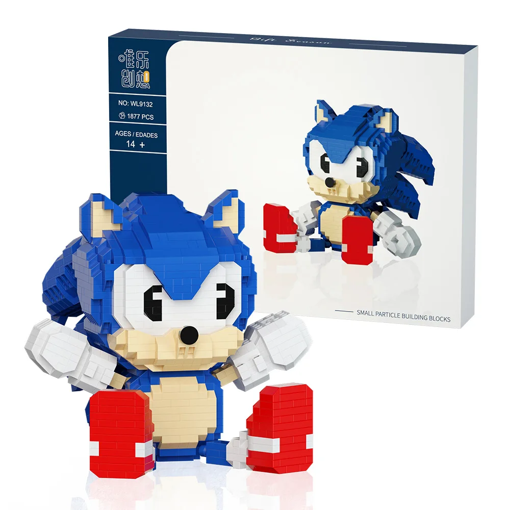 Sonic Hedgehog Toys Bricks Action Figures Kids Lightning Characters ...