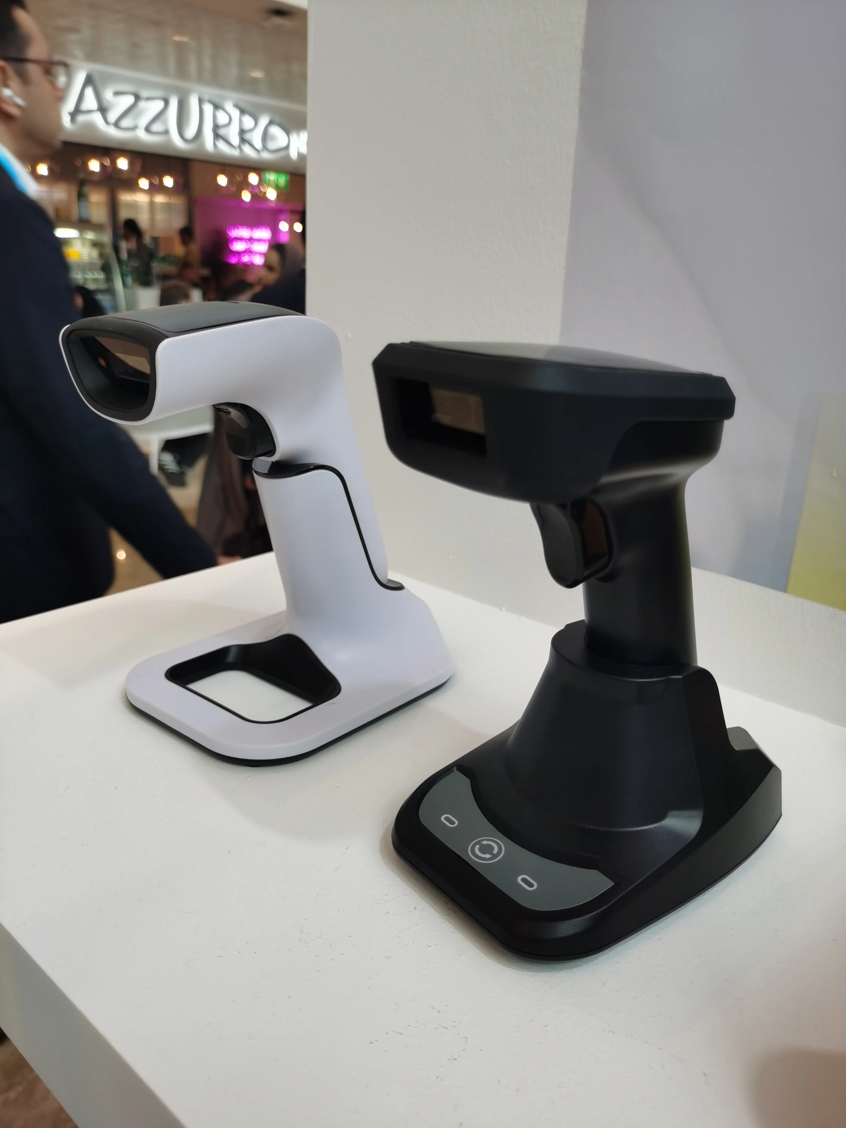 1d 2d Image Scanning Handheld Barcode Scanner Red Light Wireless ...