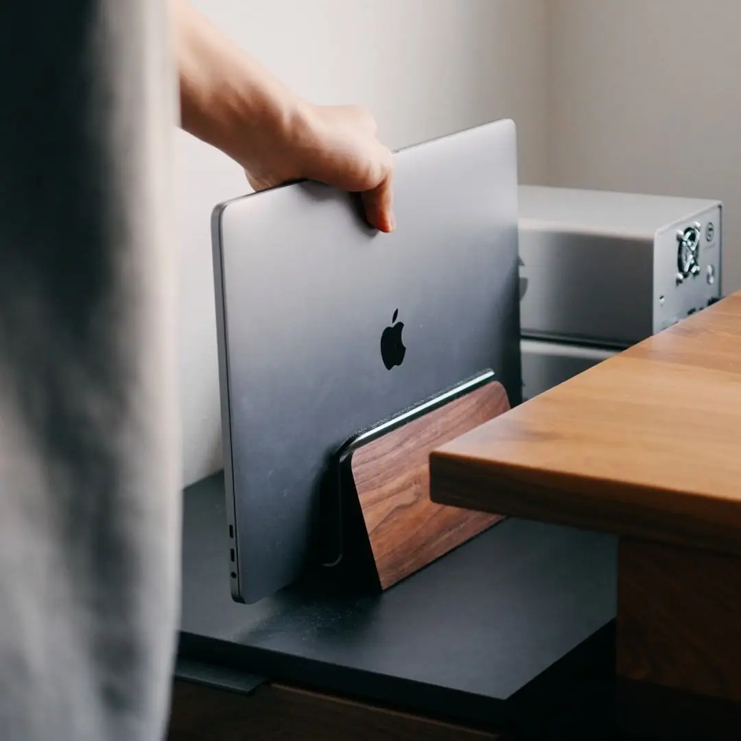 Samdi Laptop Stands - Portable and Versatile Wooden Solutions