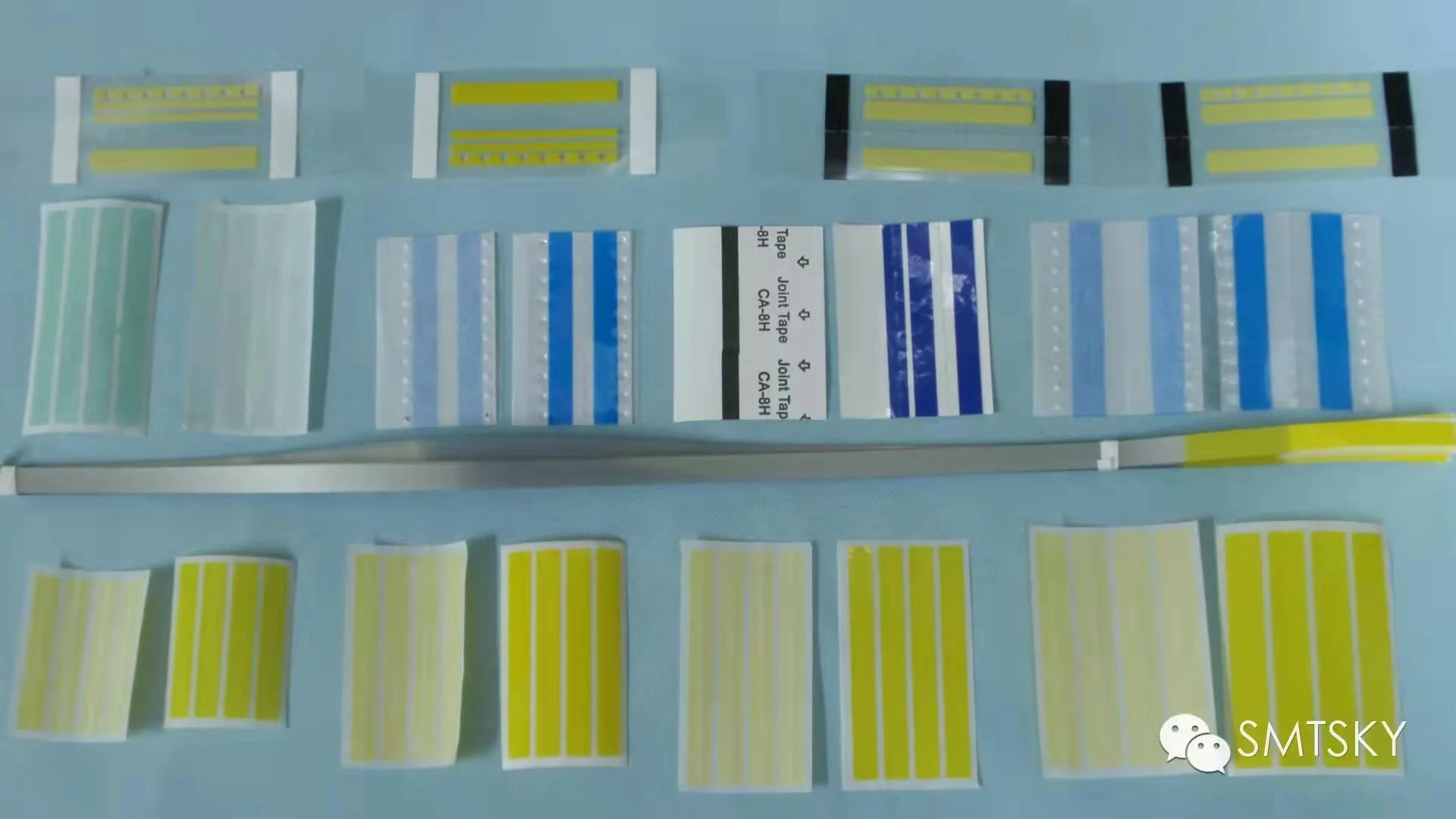 SMT SMD ESD Yellow Cover Tape Extender 8mm - 396mm & 500mm