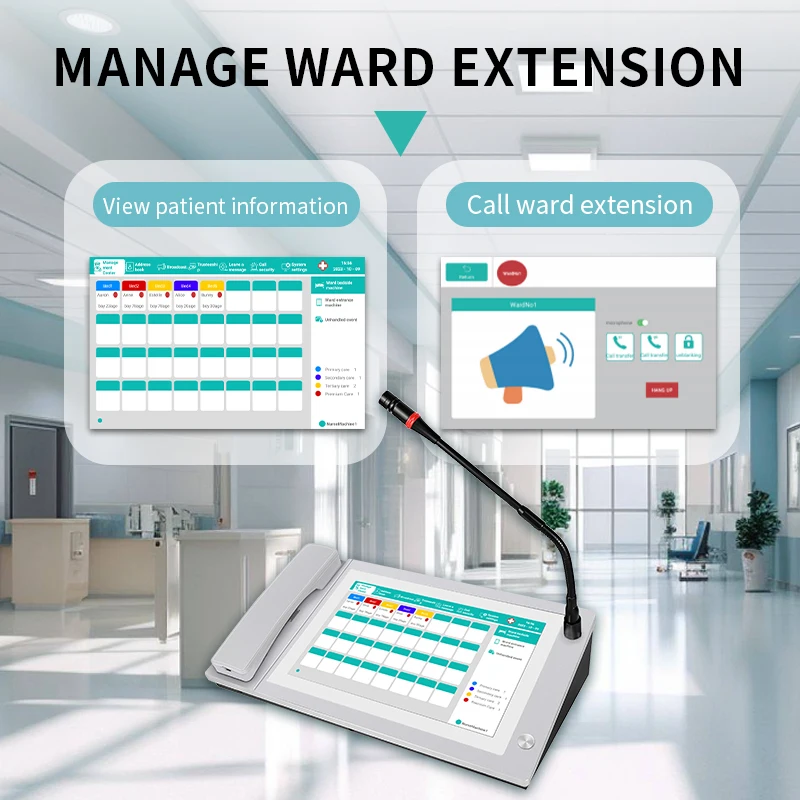 Medical Intercom Management System for Hospitals & Nursing Homes