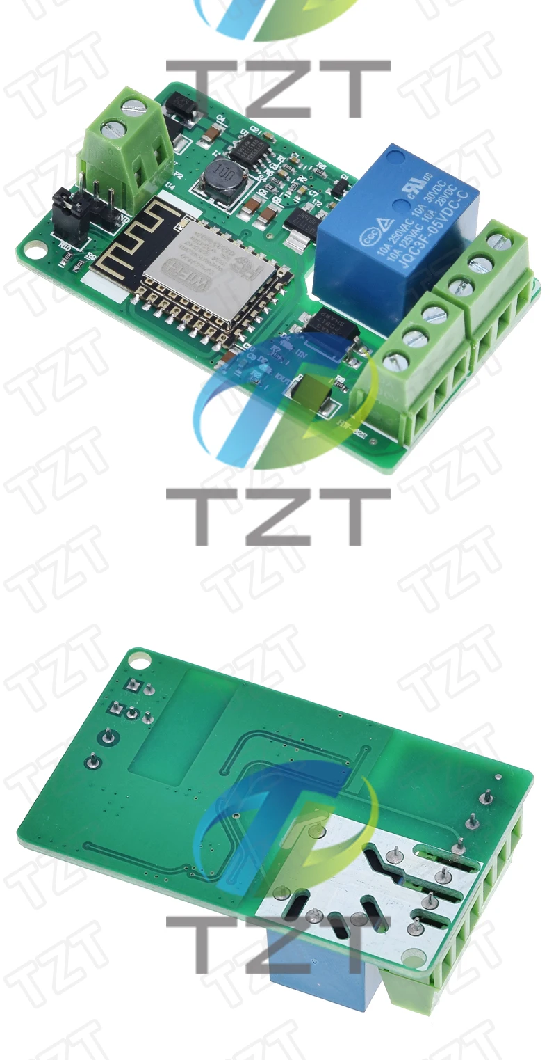 Esp-12f Esp8266 Relay Module 10a 220v Network Relay Wifi Module Input ...